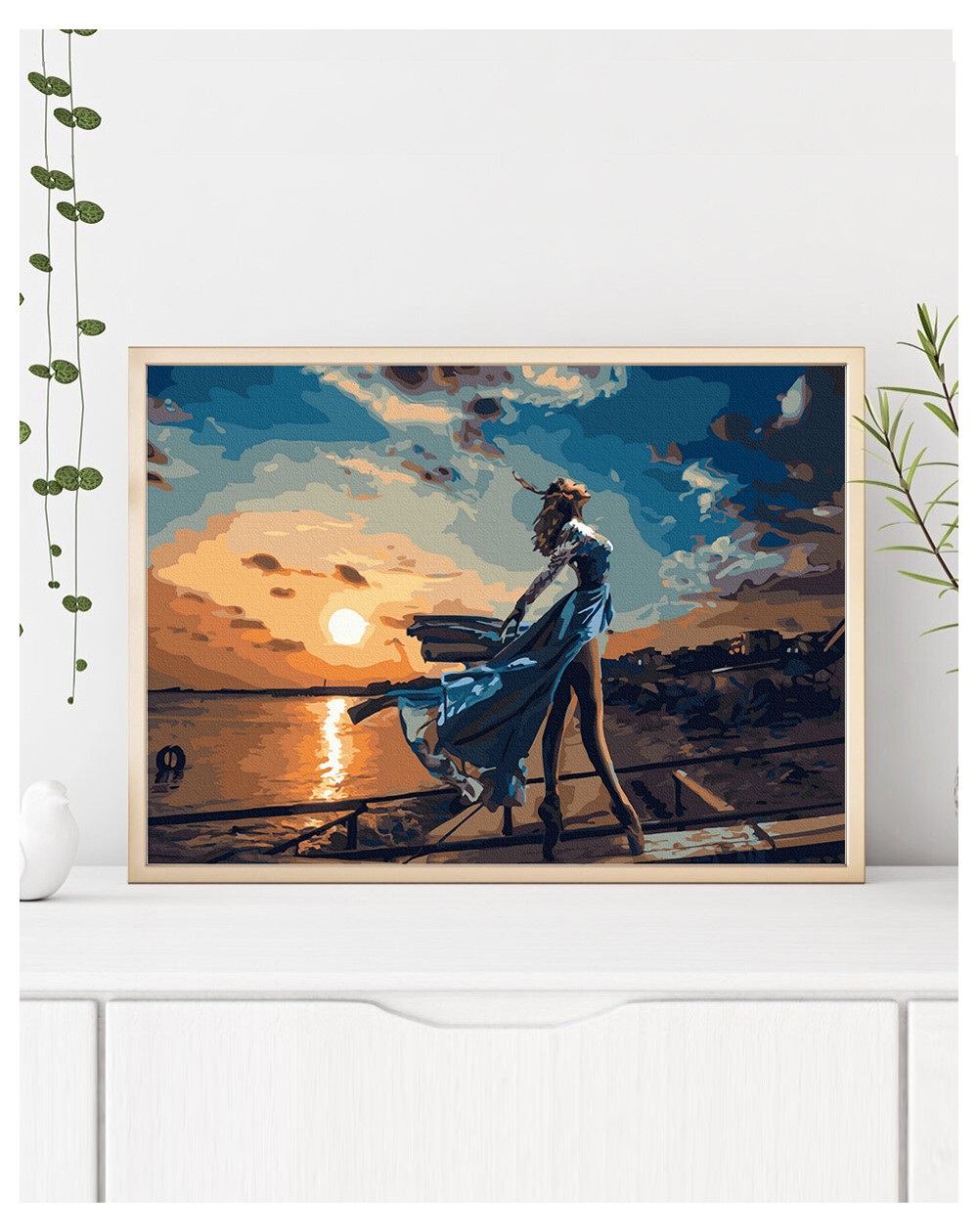 Malowanie po numerach — obrazy malowane farbą samodzielnie