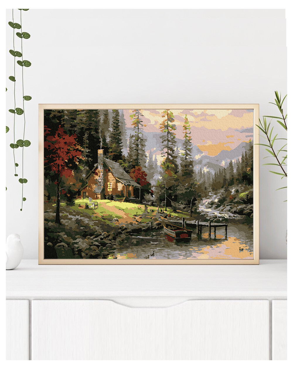 Malowanie po numerach — obrazy malowane farbą samodzielnie